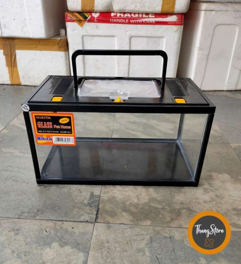 Promo KANDANG REPTIL ULAR GECKO KURA GLASS PET HOME MINI Diskon 33% di Seller OLA STORE - Kali ...