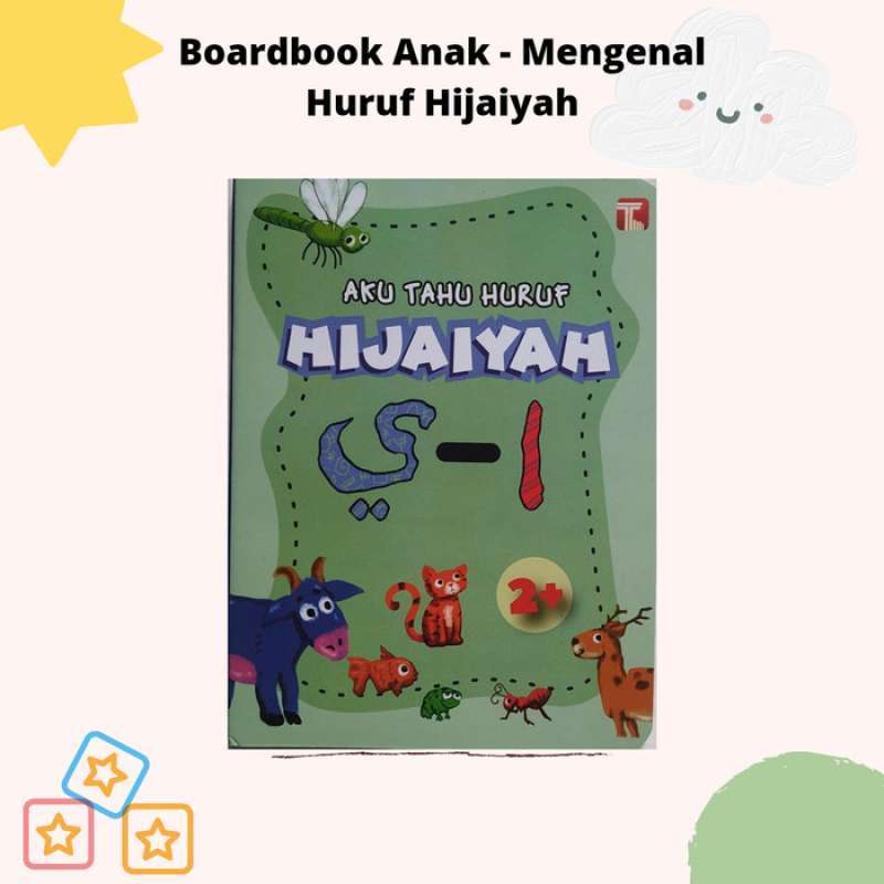 Promo Buku Aktivitas Anak 1-3 Tahun - Boardbook Mengenal Huruf Hijaiyah ...