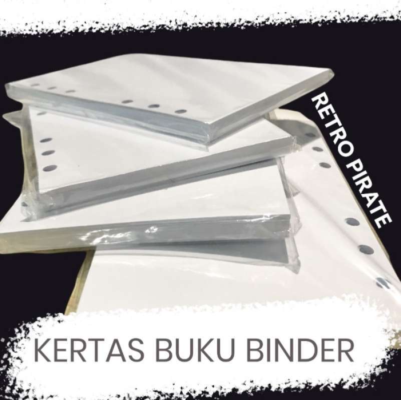 Jual Kertas Buku Binder Retro Pirate Putih | Isi 100 Lembar Di Seller ...