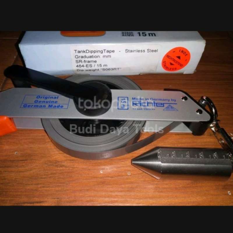 Promo Richter 15 Meter Sounding Tape Meteran Minyak Stainless Steel Diskon 23% di Seller CV ...