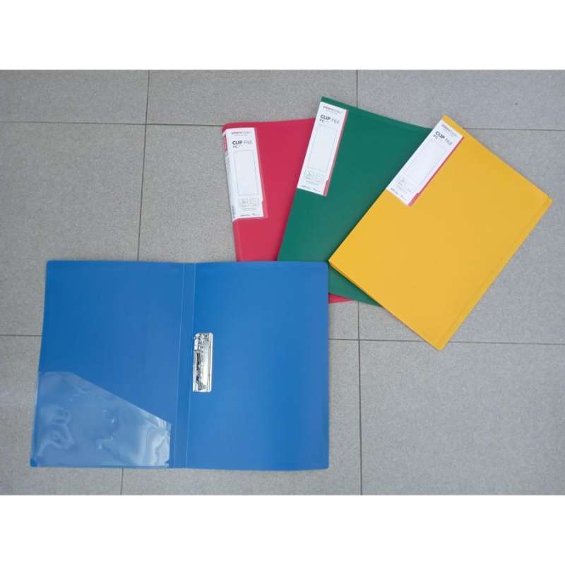 Promo Clip File / Map Jepit / Map Plastik Inter X Folder Cfx 100f Folio F4 - Kuning Diskon 2% Di ...