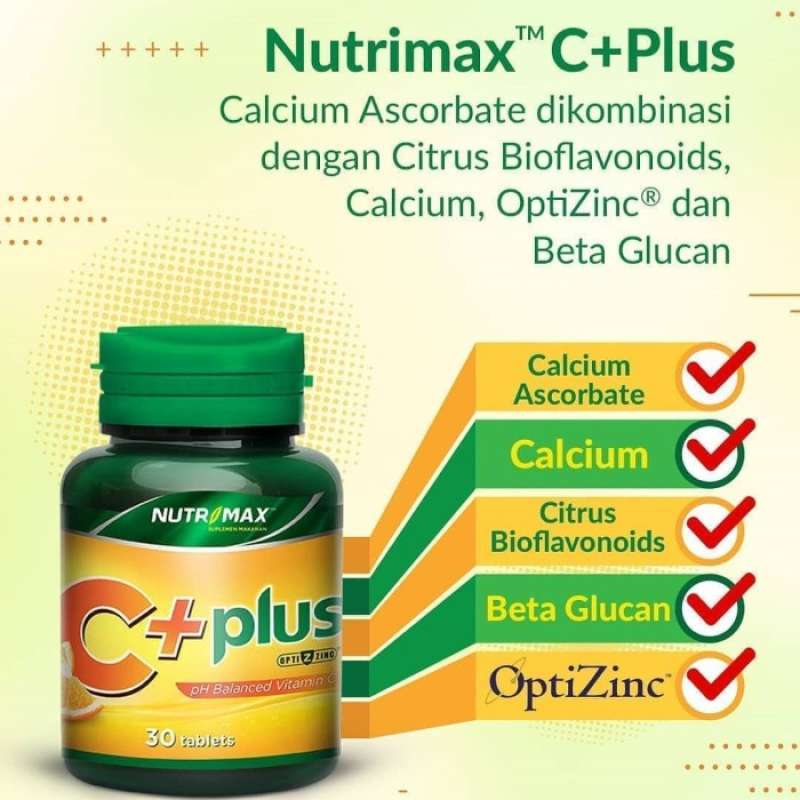 Promo Nutrimax C+ Plus Isi 30 Tablet / Vitamin C / My Ledi Diskon 33% ...