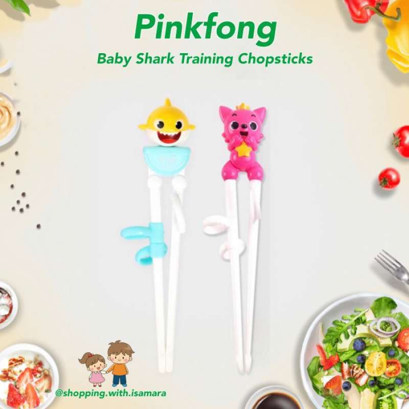 Promo Sumpit Training Pinkfong Baby Shark / Chopstick / Chopsticks ...