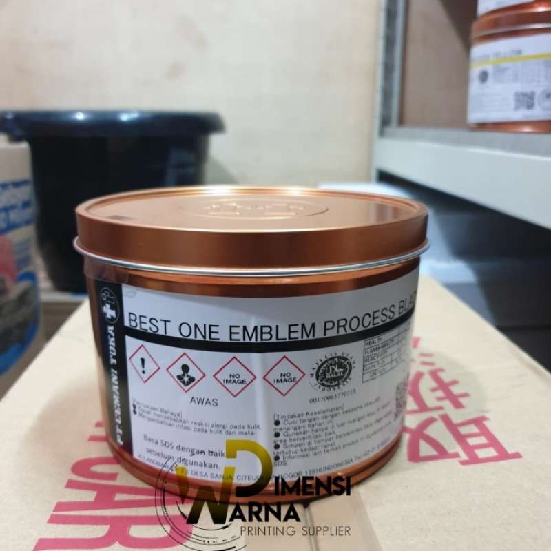 Promo Tinta Offset Cemani Toka - Best One Emblem cess Black Diskon 23% ...