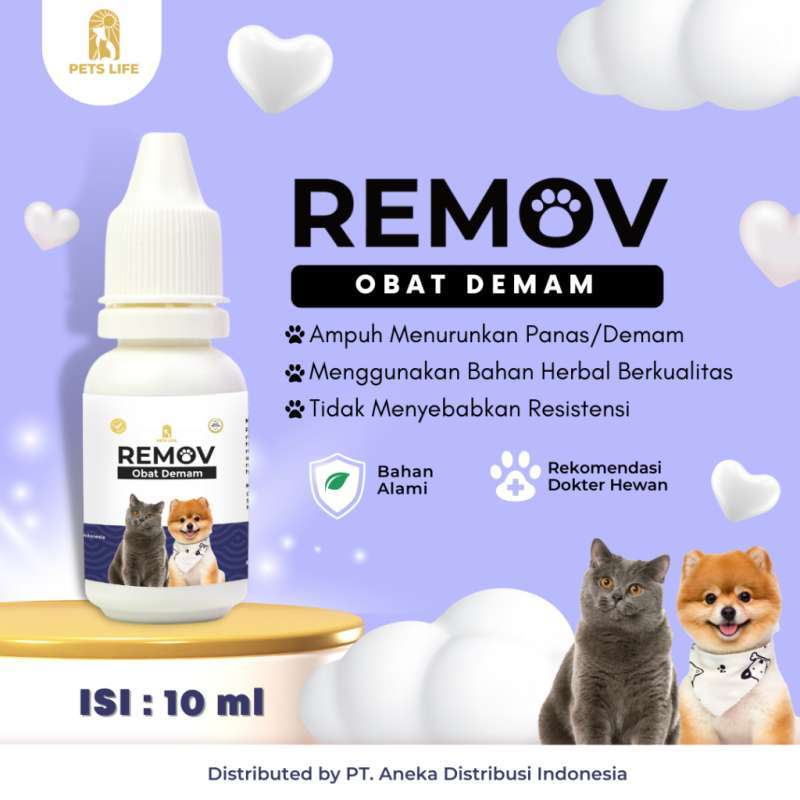 Promo Remov Obat Tetes Untuk Berbagai Penyakit Hewan Diskon 55% Di ...