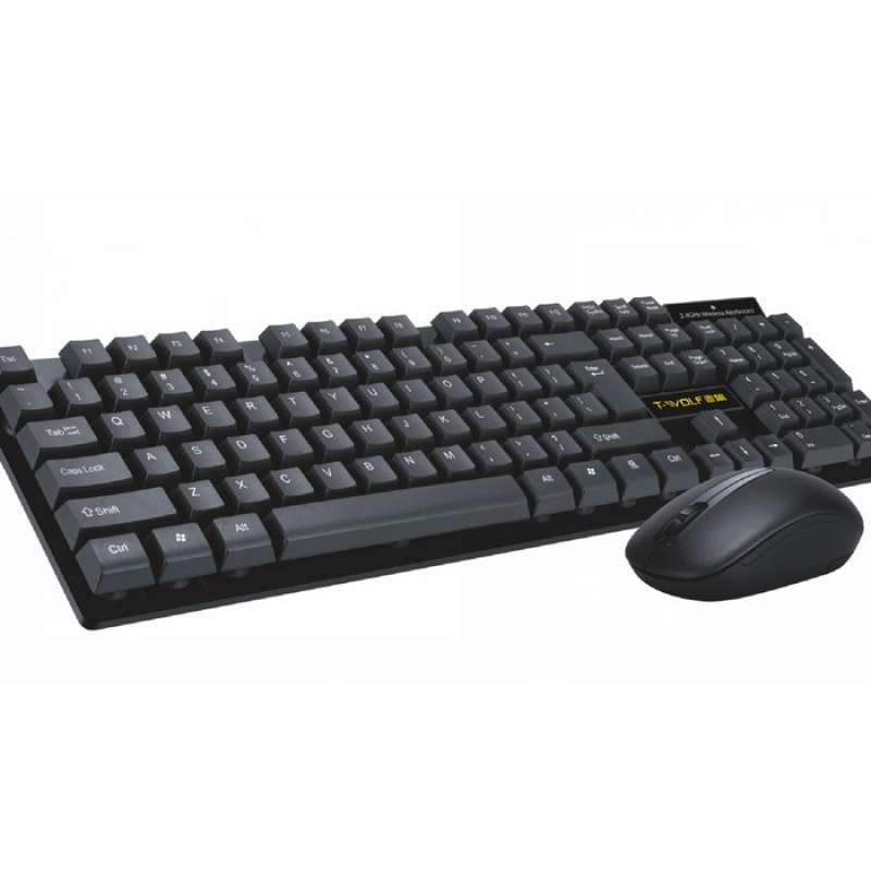 Promo Keyboard Dan Mouse Wireless Twolf Tf-100 / Keyboard Mouse ...