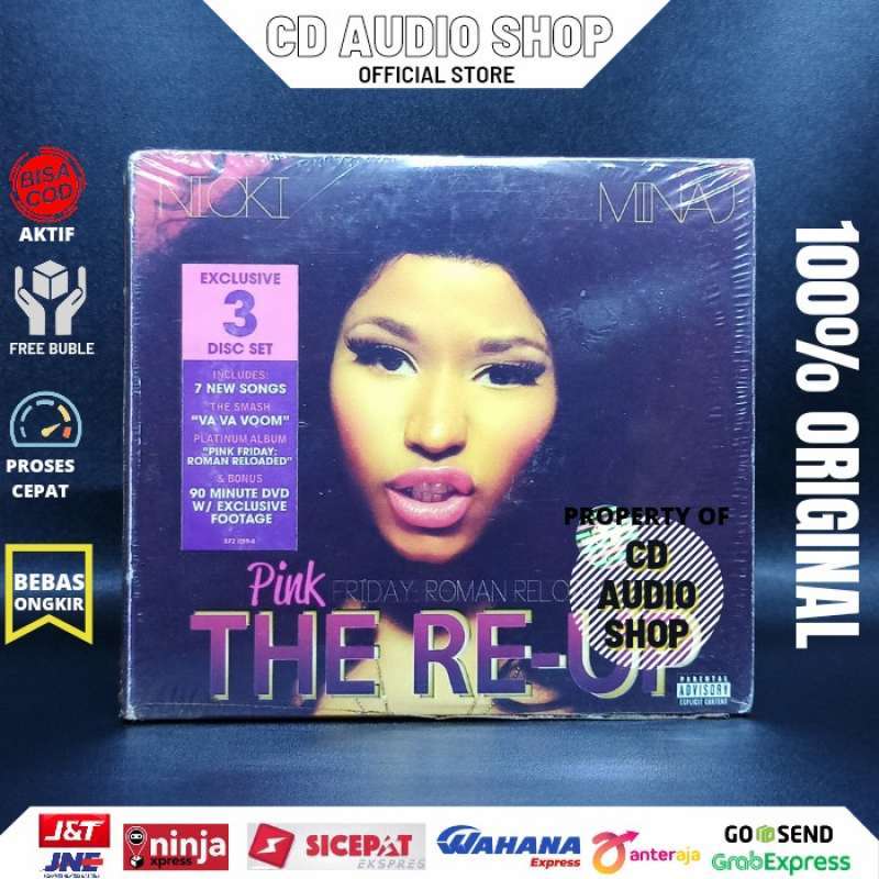 Promo CD Nicki Minaj - Pink Friday Roman Reloaded The Re-Up Diskon 23% ...