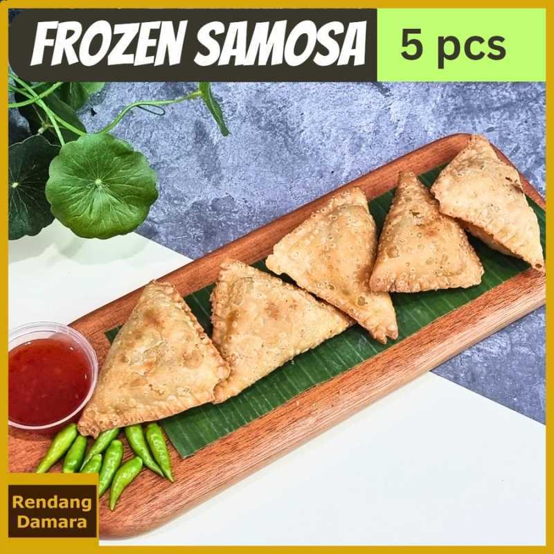 Jual Frozen Samosa Ayam Sayuran Spicy Curry Snack Beku Rendang Damara ...