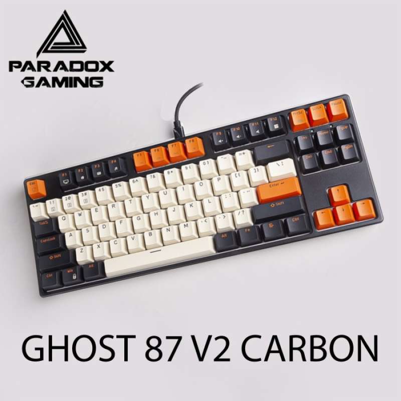 Promo Paradox Gaming Mechanical Keyboard Ghost87 V2 Carbon Rgb Diskon ...