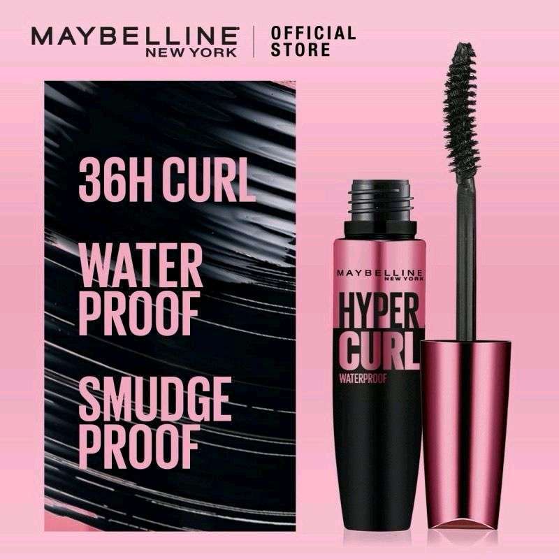 Jual Maybelline Waterproof Hypercurl Mascara Di Seller Ekyskincaremedan ...