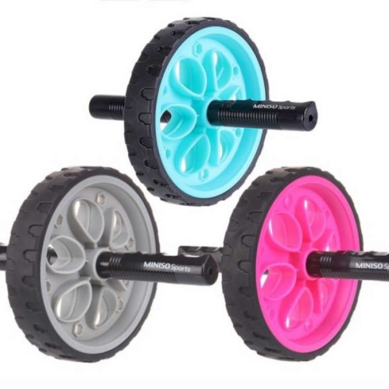 Jual Miniso Sport Abdiminal Wheel Roda Latihan Ab Exercise Roller For ...