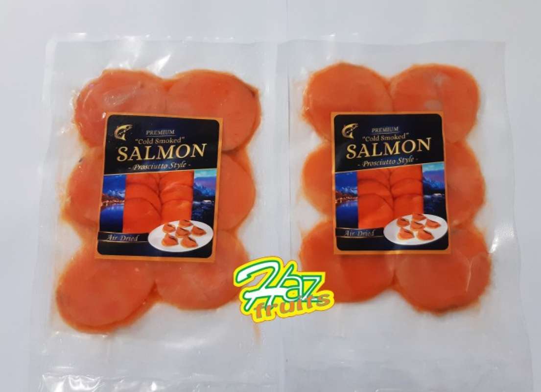 Jual Premium Smoked Salmon Prosciutto Style Round 100gr Halal Metzger ...