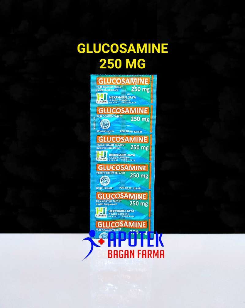 Jual GLUCOSAMINE 250mg & 500mg MPL Strip 10 Tablet - Multivitamin Sendi di Seller APOTEK BAGAN ...
