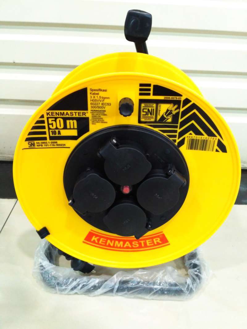 Promo KABEL ROLL KENMASTER 50 METER / KABEL ROLL SNI 50 METER Diskon 23 ...