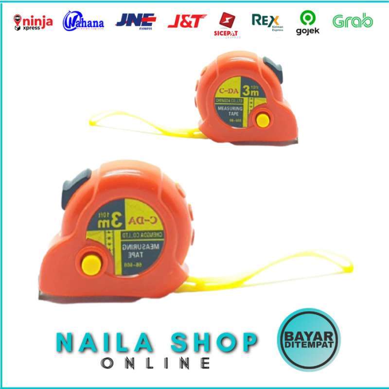 Promo METERAN TUKANG BANGUNAN 3m ROLL METERAN 3 METER ALAT UKUR TUKANG ...