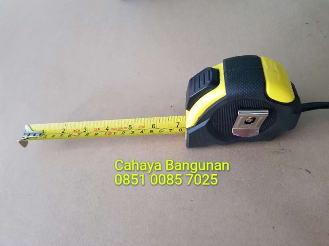 Promo Meteran Tangan Karet Otomatis Oni Self Lock 7.5m 7.5Meter 7.5 M ...