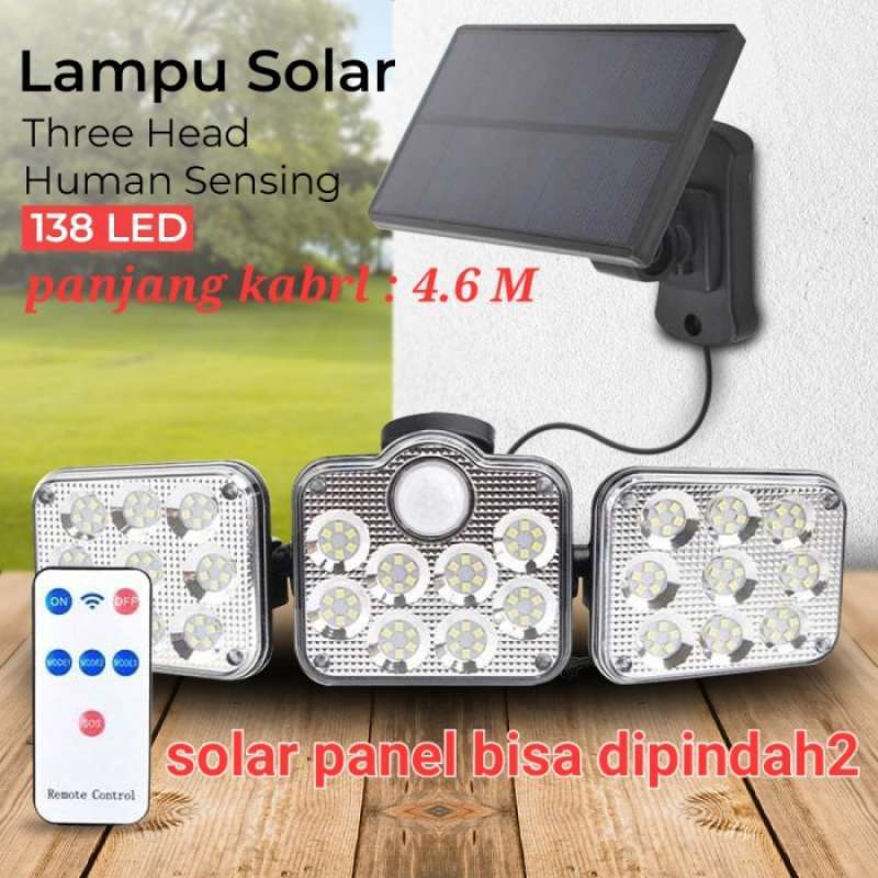 Promo Lampu Jalan Pju Smartled Solar Cell Tenaga Surya Sensor Gerak Otomatis - Multicolor 138 ...