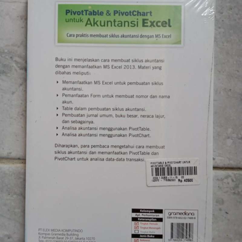 Jual PivotTable & PivotChart untuk Akuntansi Excel - Jubilee Enterprise ...