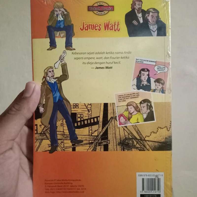 Jual Seri Tokoh Dunia: James Watt - Animik World di Seller Samudra_Solo ... Jual Seri Tokoh Dunia: James Watt - Animik World di Seller Samudra_Solo ...