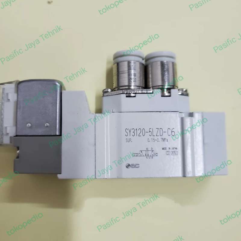 Promo solenoid valve SMC SY3120-5LZD-C6 2 Position Single SY Series Diskon 28% di Seller Arie ...