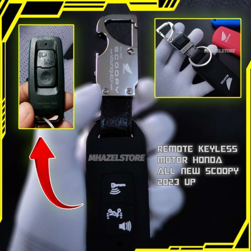 Promo gantungan kunci/cover remote keyless motor honda all new scoopy ...