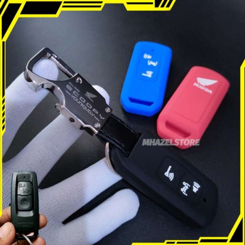 Promo gantungan kunci/cover remote keyless motor honda all new scoopy ...