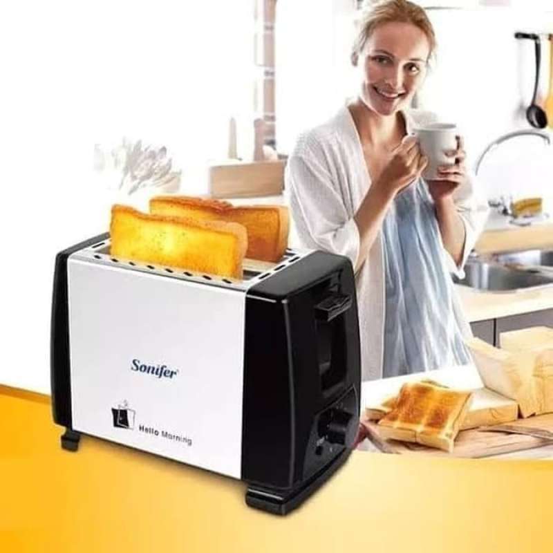 Jual toaster sonifer sf-6007 pemanggang pop up / roti otomatis loncat ...
