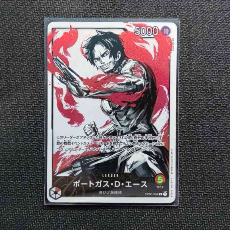 Promo Ace Op03-001 Parallel Leader One Piece Tcg Diskon 23% Di Seller ...