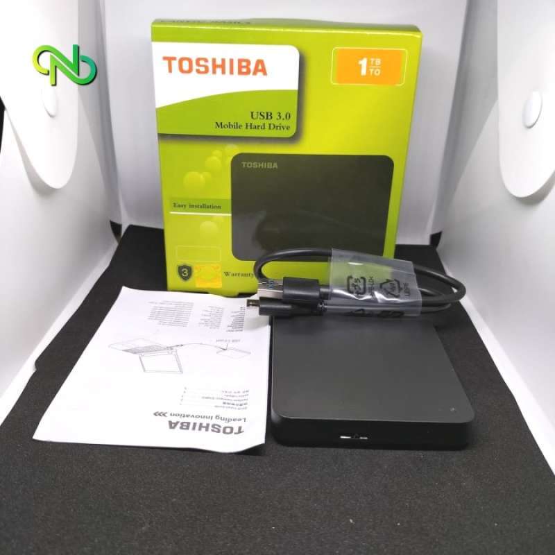 Jual hardisk eksternal 1tb hdd external toshiba canvio basics usb 3.0 baru - 320 GB di Seller ...