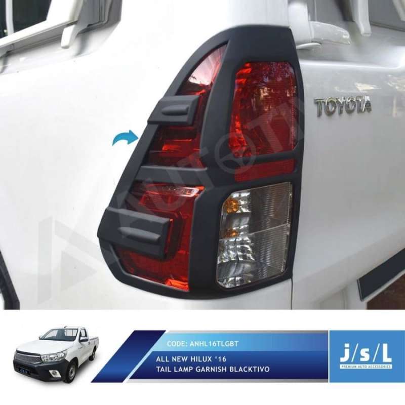 Jual Garnish Lampu Tail Lamp Belakang JSL All New Hilux 2016-2021 JSL ...