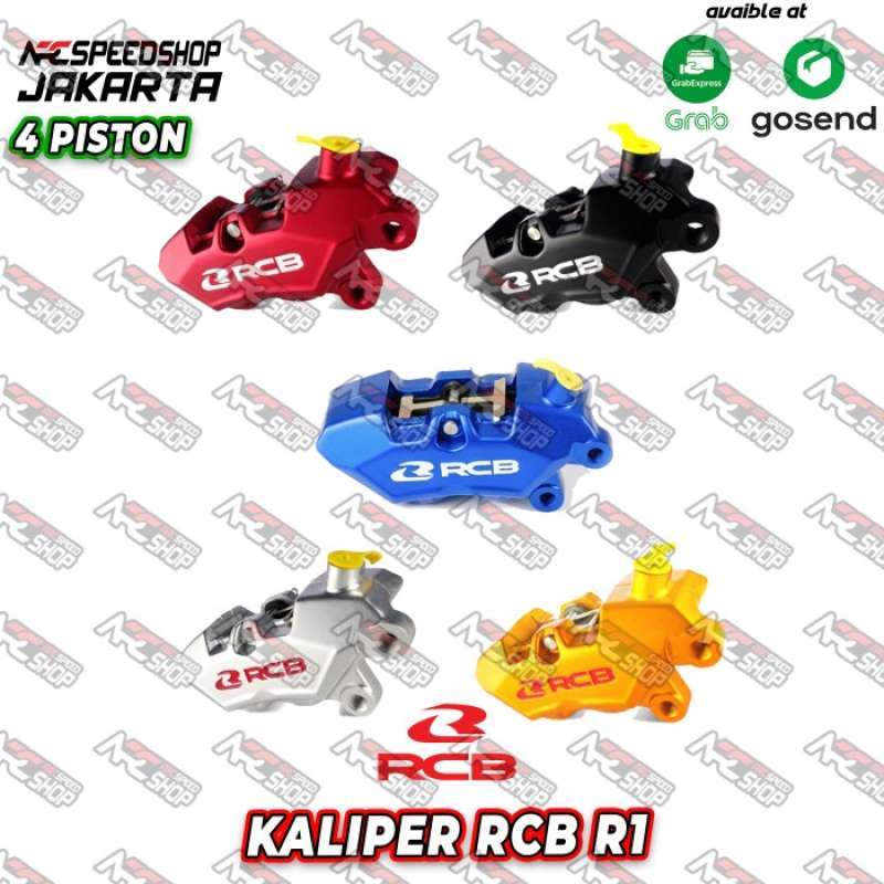 Promo Kaliper Rcb 4 Piston Tipe R1 Series Universal / Semua Motor 4P ...