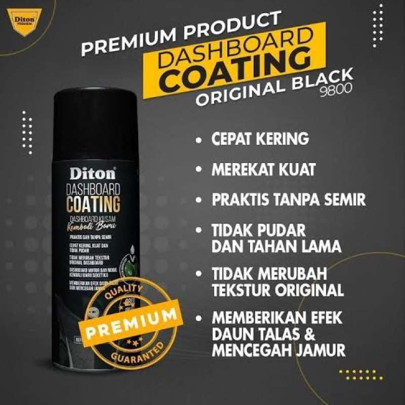Jual Diton Dashboard Coating Original Black 400cc Cat Semprot Body ...