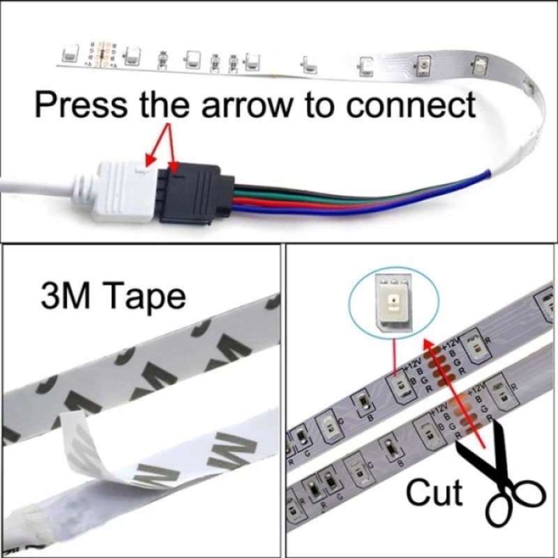 Promo LAMPU RGB GAMING ROOM 5M/LAMPU GAMING ROOM LED STRIP/LAMPU GAMING ...