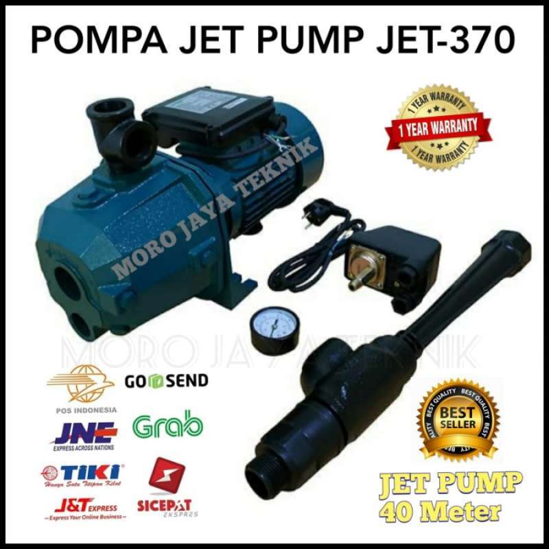 Promo Mesin Pompa Air Jet Pump Otomatis 40 Meter Jet Pump 370 Tanpa ...