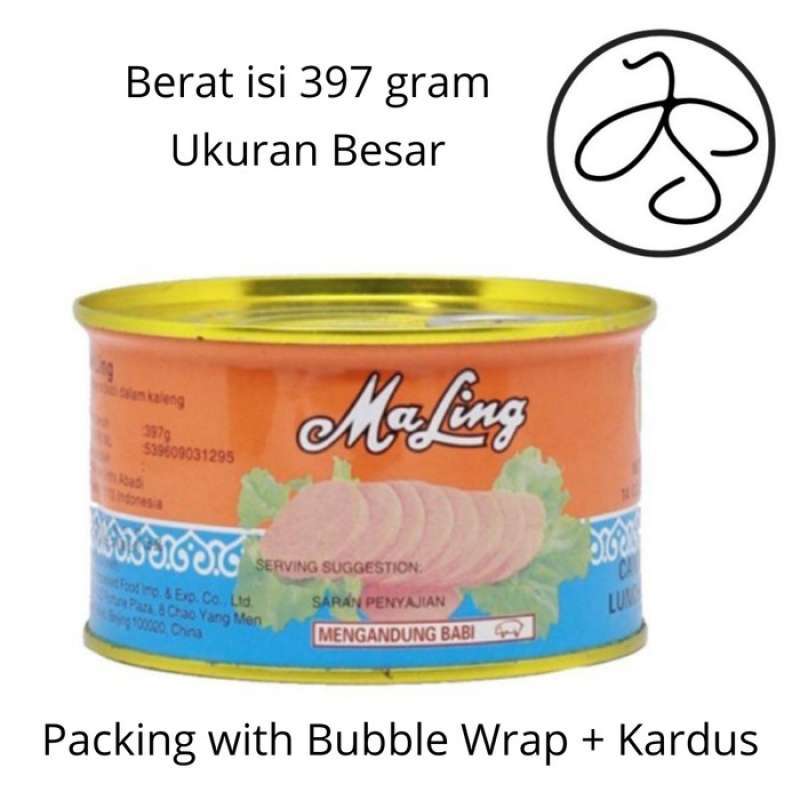 Promo Maling / Ma Ling Pork Canned Daging Babi / Daging Babi Kaleng ...