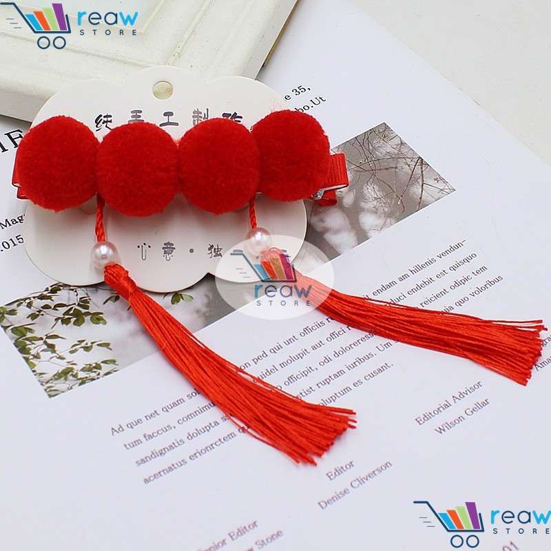 Jual Bando Imlek Sincia Cewek Putri Meimei Keke Onde Bulat Merah Rumbai ...