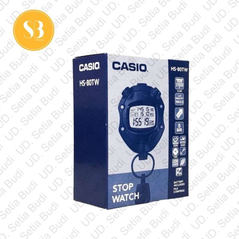 Promo Stopwatch Casio HS 80 TW / Alat Pengukur Waktu Casio HS-80TW ...
