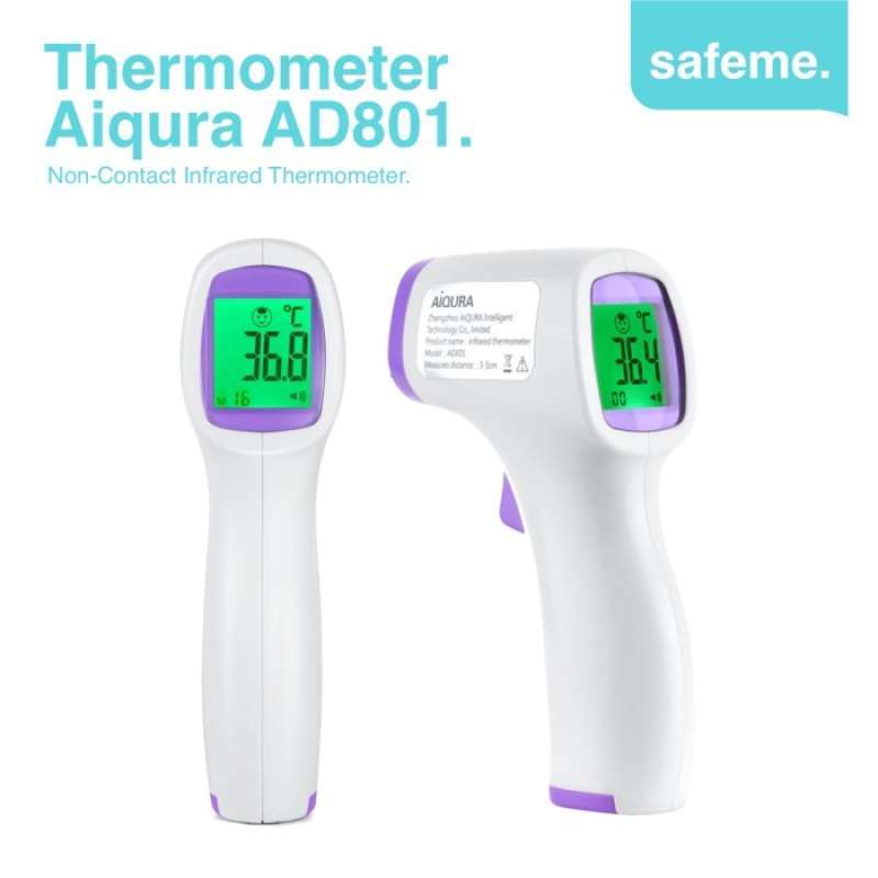 Promo Thermometer Digital Infrared Non Contact Aiqura Termometer Suhu ...