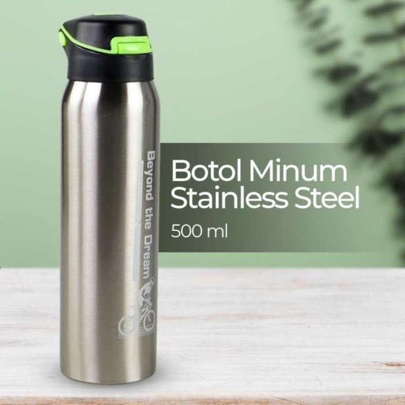 Jual BAOWENBEI Botol Minum Termos Air Panas Dingin Stainless Steel 500ml di Seller Nindesh ...