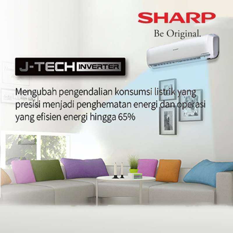 Jual AC SHARP 1 PK AH-X10ZY / 10ZY J-TECH INVERTER R32 di Seller ...