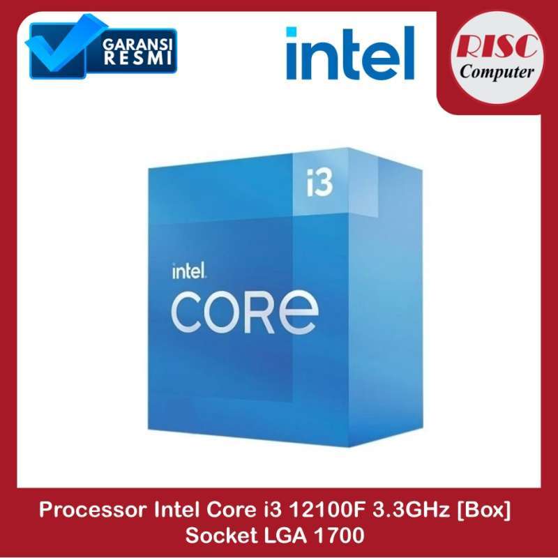 Jual Processor Intel Core i3 12100F 3.3GHz[Box] Socket LGA 1700 di ...