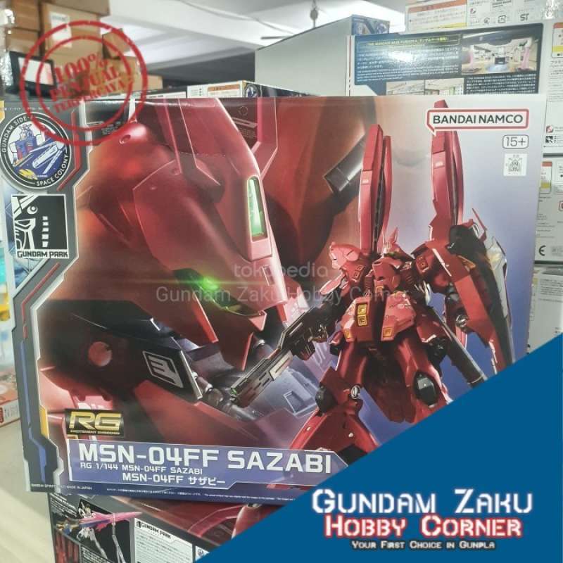 Jual Rg Msn 04 F Sazabi Limited Gundam Side F Fukuoka Bandai Di Seller ...