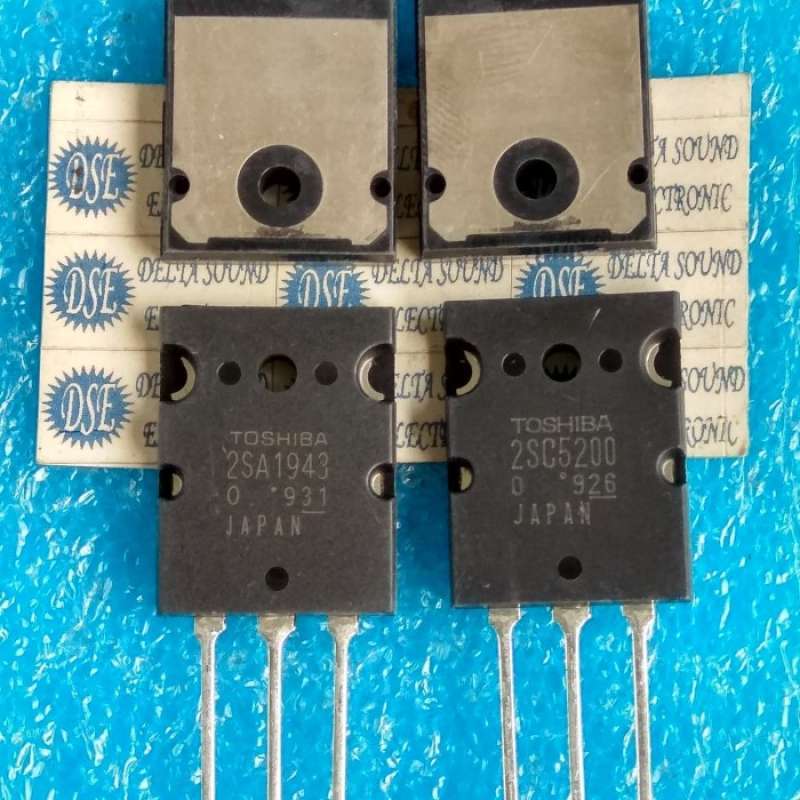 Promo 10 Set 2SA1943 - 2SC5200 A1943 - C5200 Transistor Toshiba Original Diskon 23% di Seller ...