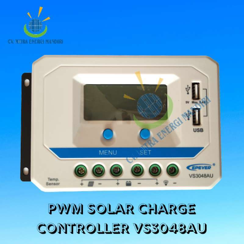 Promo Solar Charge Controller 30A EPEVER VS3048AU 12/24/36/48VDC AUTO PWM Diskon 23% di Seller ...
