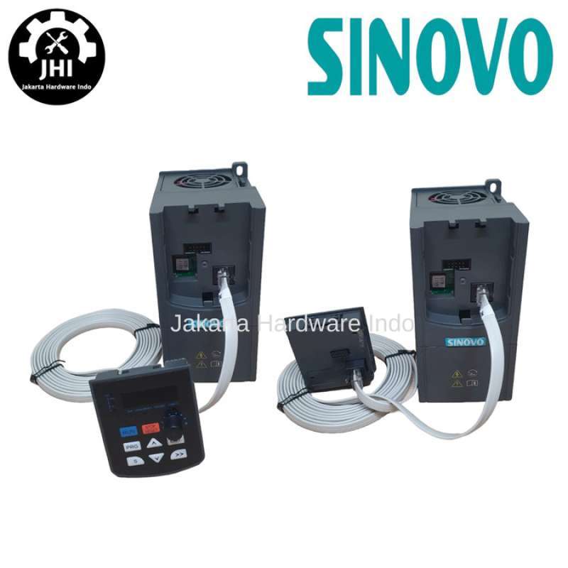 Promo Inverter VFD 0.7KW/1.5KW/2.2KW Input 1phase 220V Output 3phase 220V Diskon 23% di Seller ...