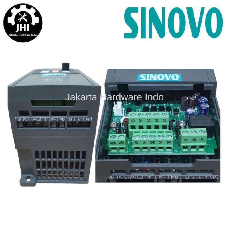 Promo Inverter VFD 0.7KW/1.5KW/2.2KW Input 1phase 220V Output 3phase 220V Diskon 23% di Seller ...