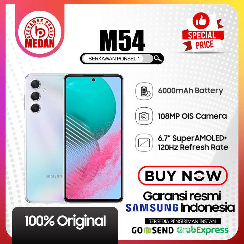 Jual Samsung Galaxy M54 5G 8/256GB Garansi Resmi di Seller Berkawan Ponsel 1 - Deli Tua Barat ...