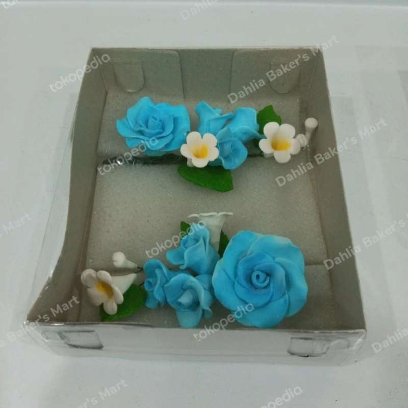 Jual Gum Paste Sprinkle Bunga Mawar Rangkai 4 - Merah Di Seller Dahlia ...