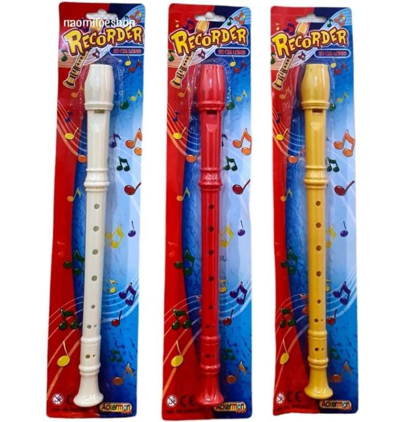 Promo Mainan Suling Alat Musik Tiup Seruling Suling Recorder Diskon 43% ...