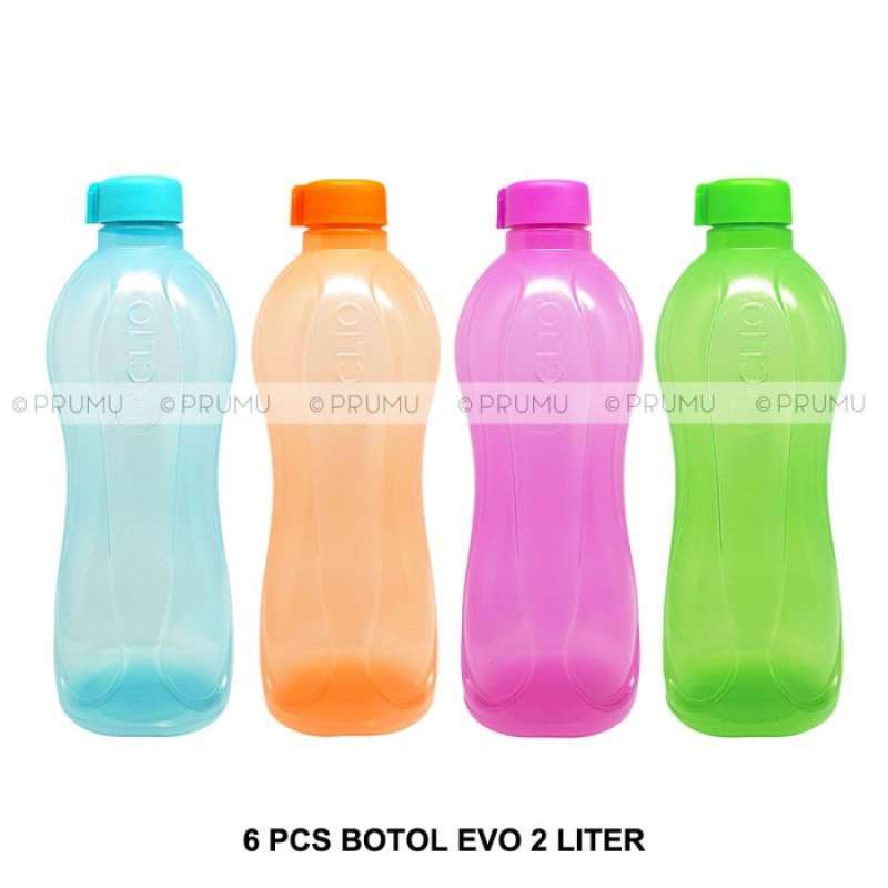Promo GO-JEK 6 BOTOL MINUM 2 LITER - BOTOL AIR 2 LITER - CLIO EVO ...
